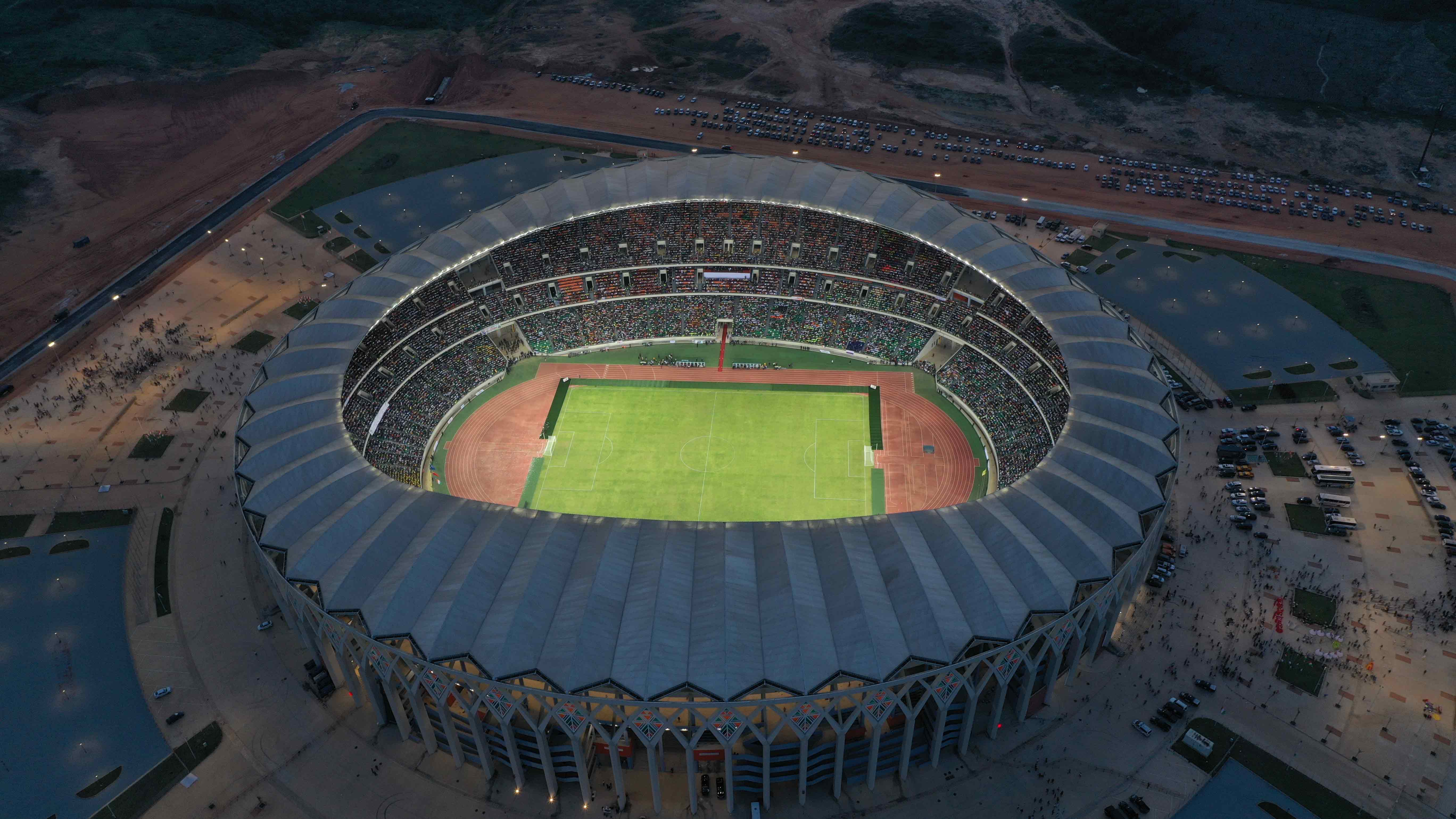 En Images le stade olympique Alassane Ouattara d’Ebimpé, merveille d ...