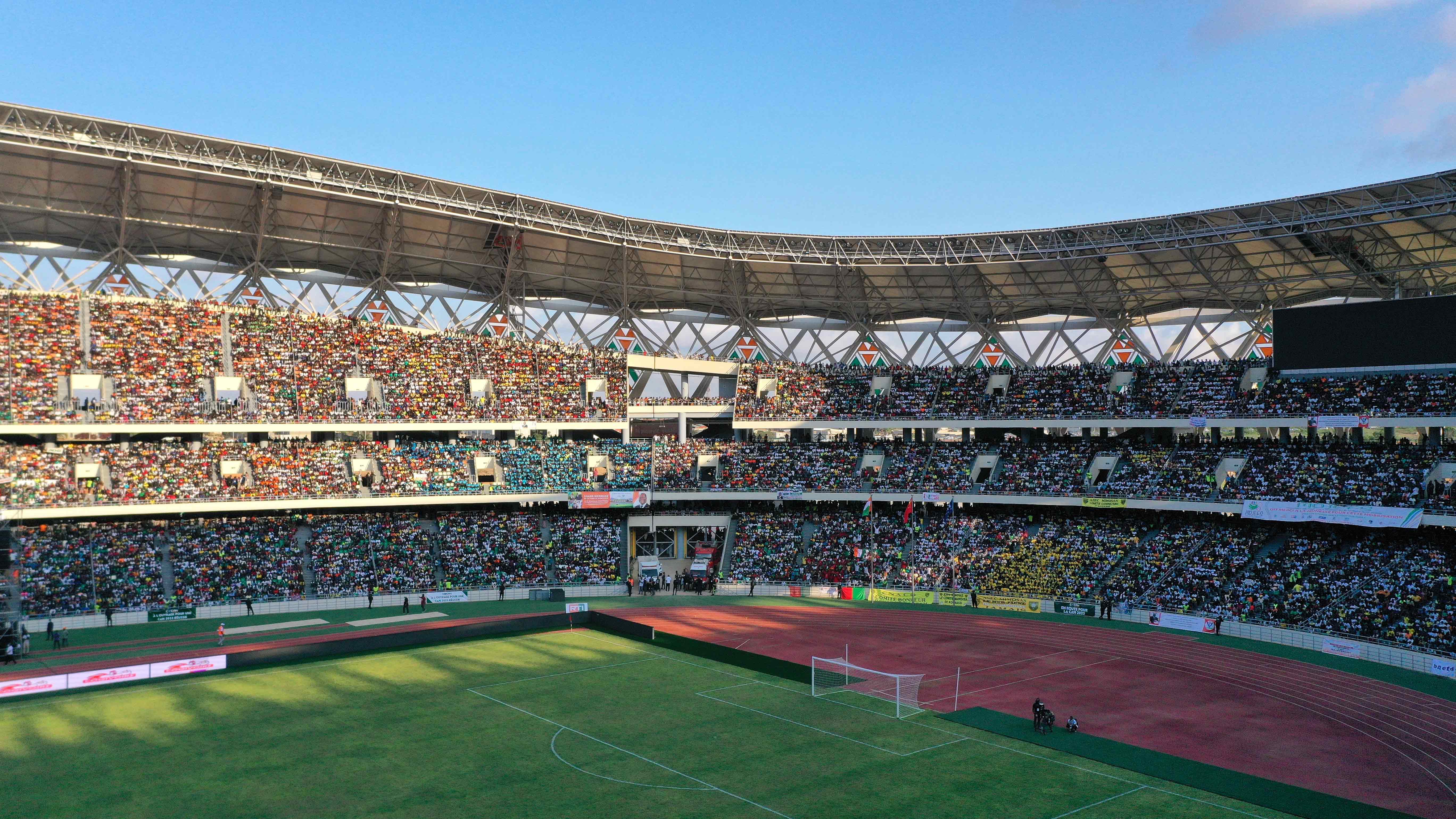 En Images le stade olympique Alassane Ouattara d’Ebimpé, merveille d ...